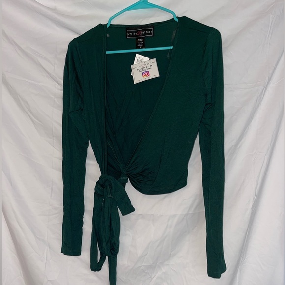 polly esther | Shirts & Tops | Polly Esther Dark Green Junior And ...